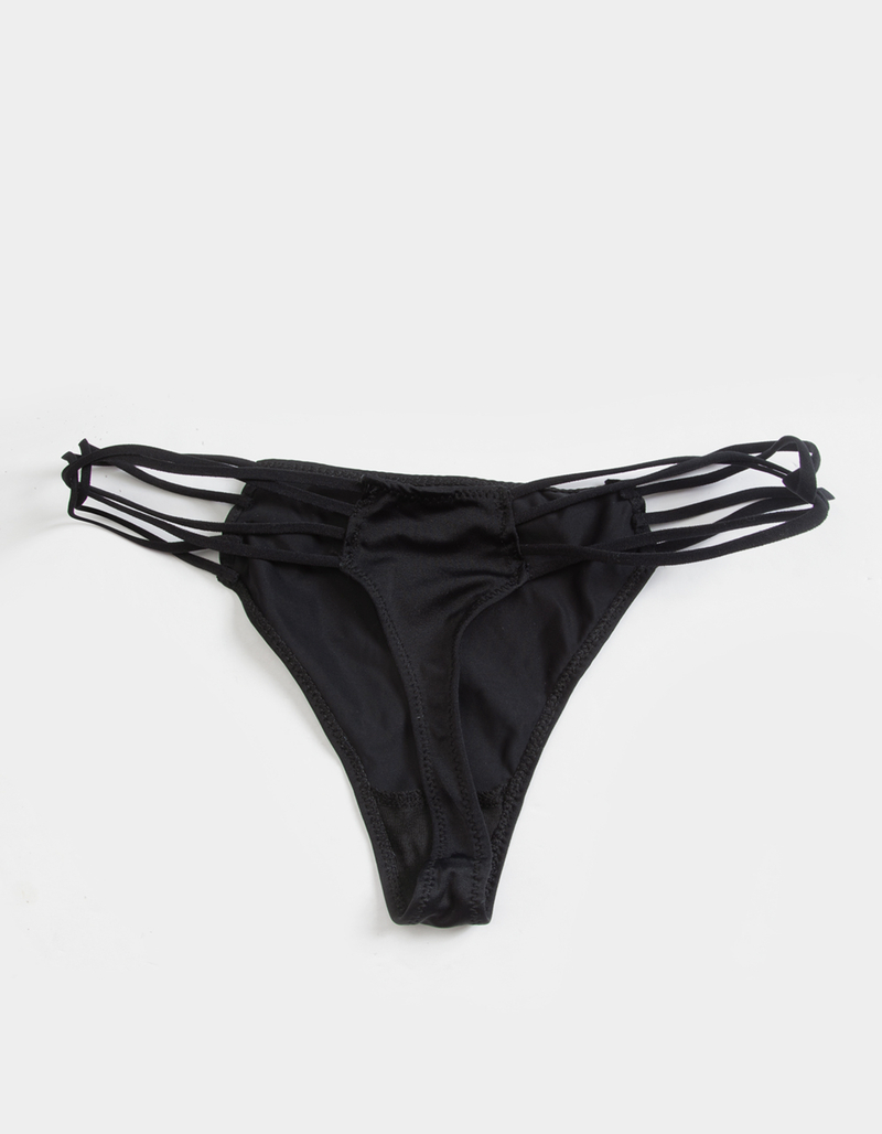 Sky And Sparrow Twist Side Thong Black Tillys