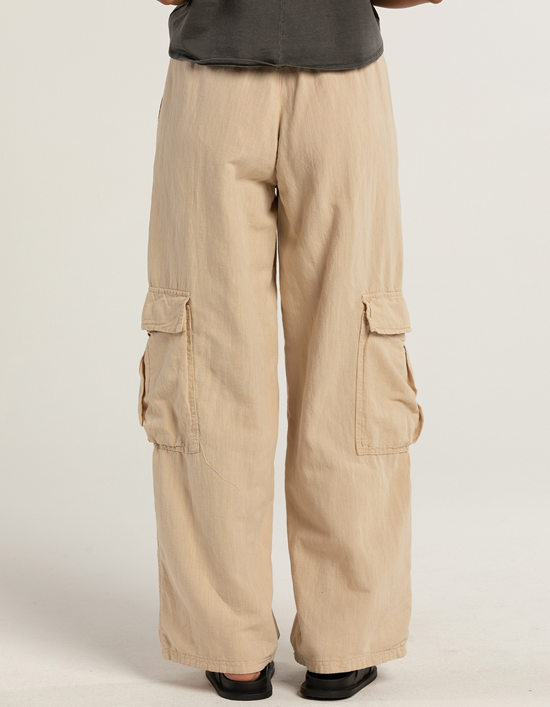 BDG Urban Outfitters Luca Womens Linen Cargo Pants - ECRU | Tillys