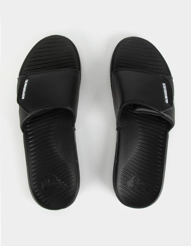 QUIKSILVER Bright Coast Adjustable Mens Slide Sandals - BLKWH ...
