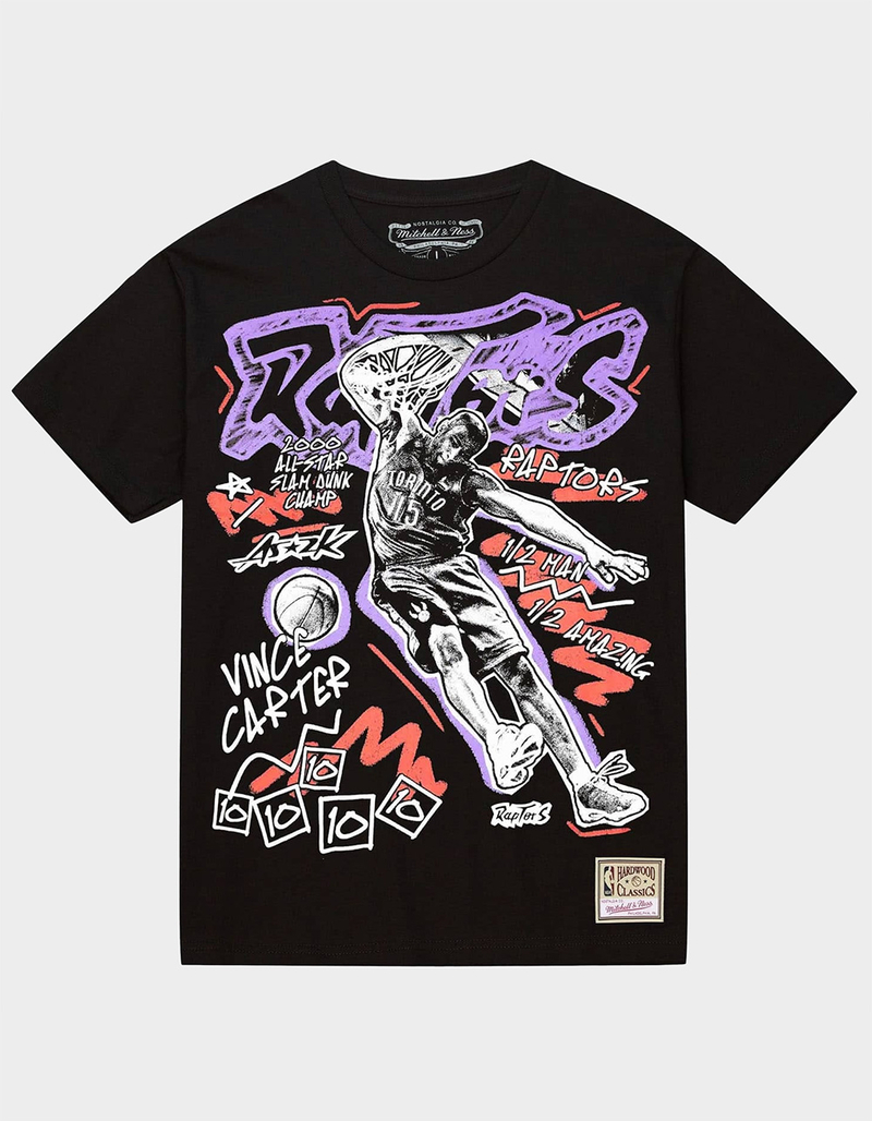 MITCHELL & NESS Vince Carter Chalked Up Mens Tee - BLACK - L | Tillys