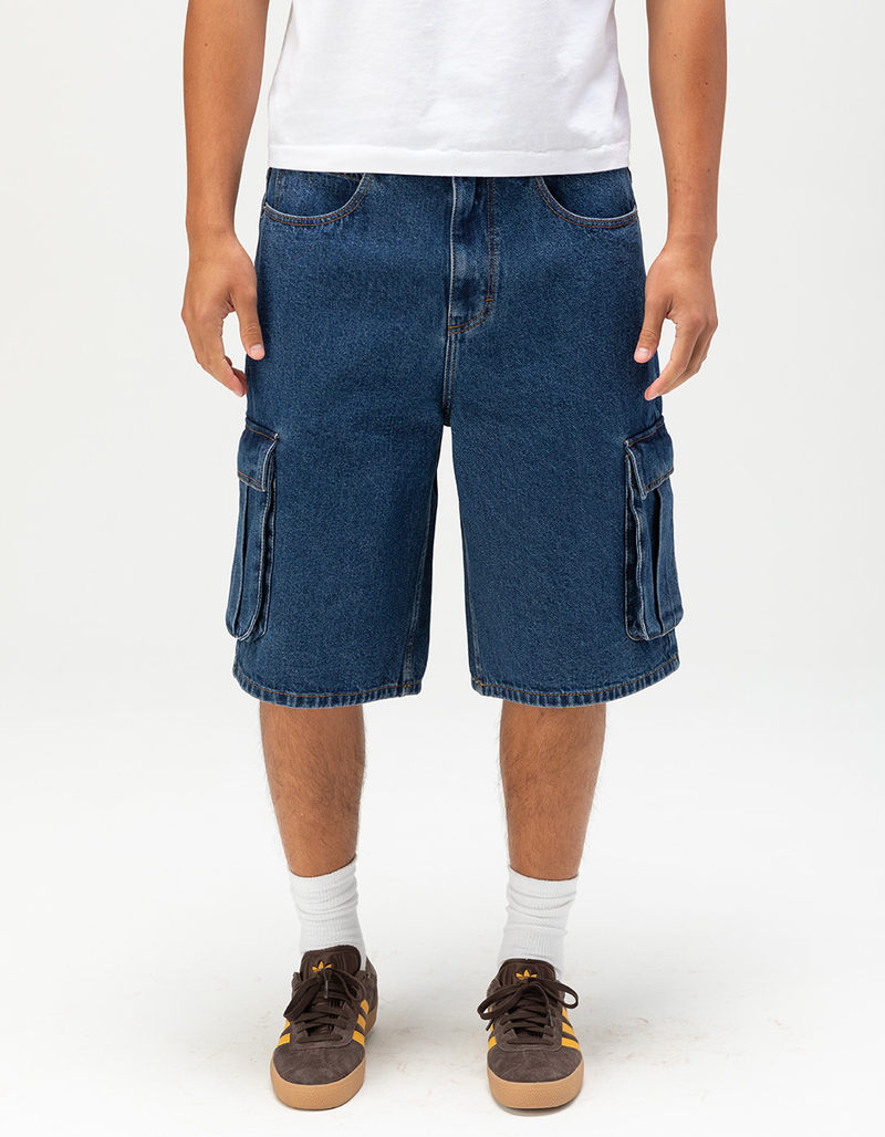 RSQ Mens Cargo Jorts - DARK STONE - 40 | Tillys