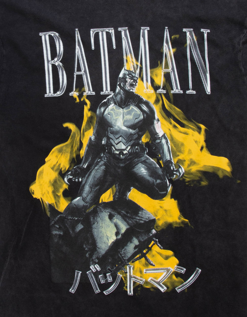 BATMAN Kanji Flames - BLACK - M | Tillys
