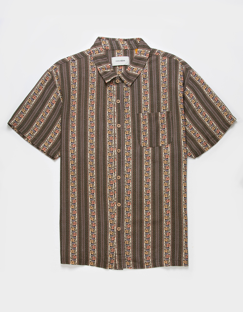 THE CRITICAL SLIDE SOCIETY Ceremony Mens Button Up Shirt - GREEN | Tillys