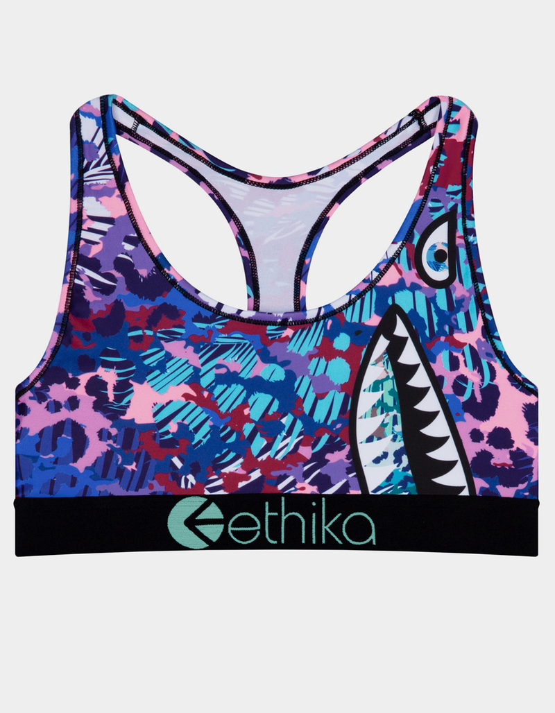 ETHIKA Bomber Get Lost Girls Sports Bra - PURPLE COMBO | Tillys