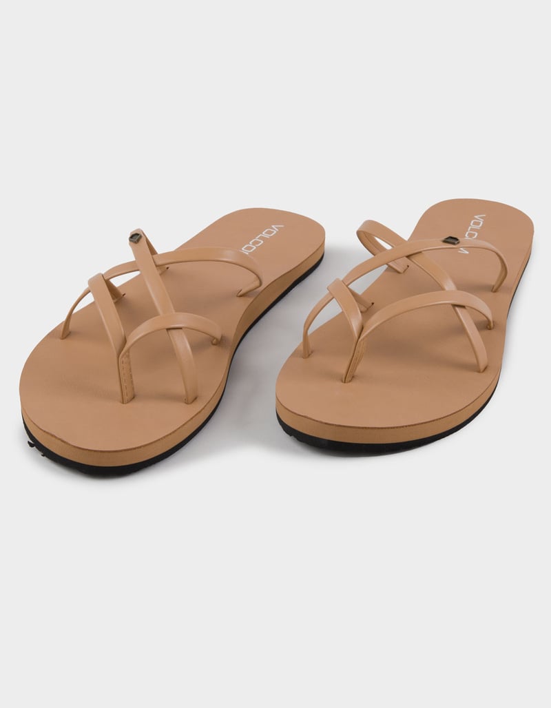 VOLCOM New School II Womens Thong Sandals - NATURAL | Tillys