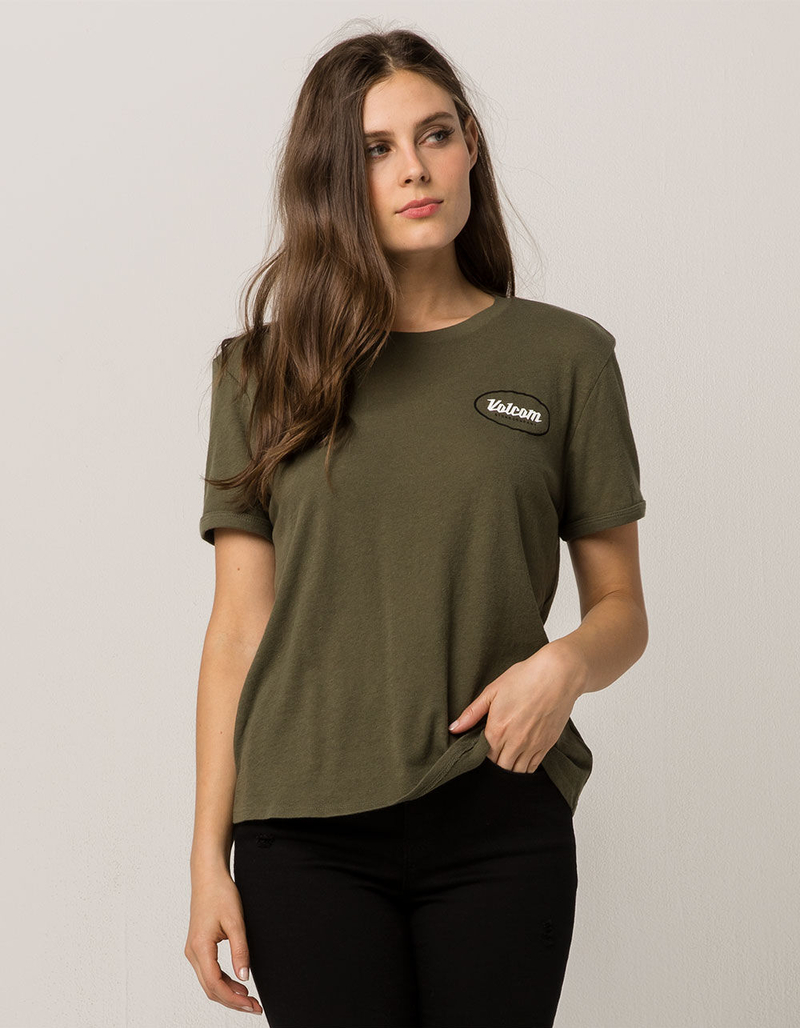 VOLCOM Ring It Up Olive Womens Tee - OLIVE | Tillys