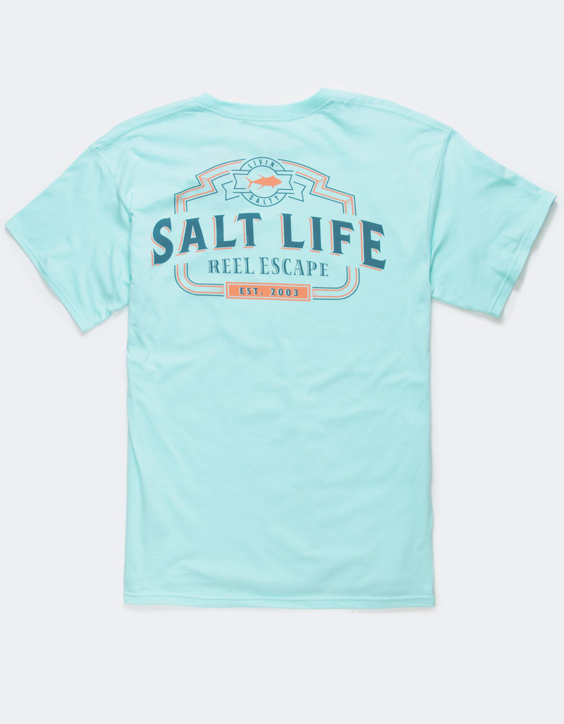 SALT LIFE Reel Livin Mens Tee - BLUE - S | Tillys