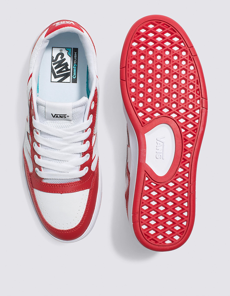 VANS Lowland ComfyCush New Varsity Mens Shoes - RED/WHITE | Tillys