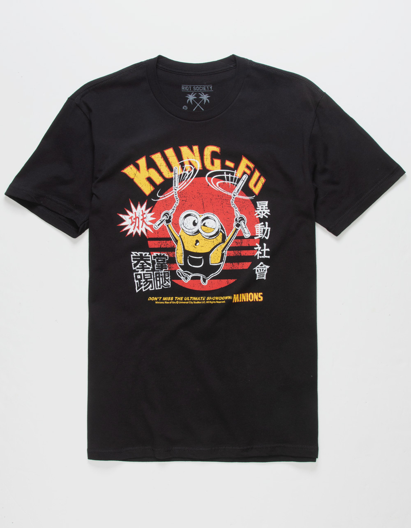 RIOT SOCIETY Minions Kung-Fu Mens Tee - BLACK | Tillys