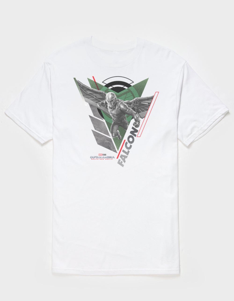CAPTAIN AMERICA Brave New World Falcon Pose Unisex Tee - WHITE - S | Tillys