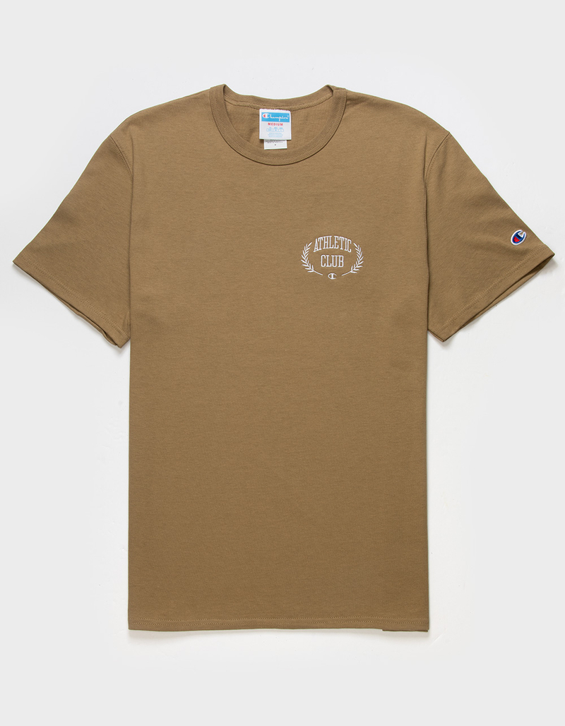 CHAMPION Athletic Club Crest Mens Tee - KHAKI | Tillys