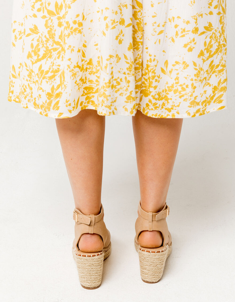 BEAST FASHION Berlin Taupe Womens Espadrille Wedges - TAUPE | Tillys