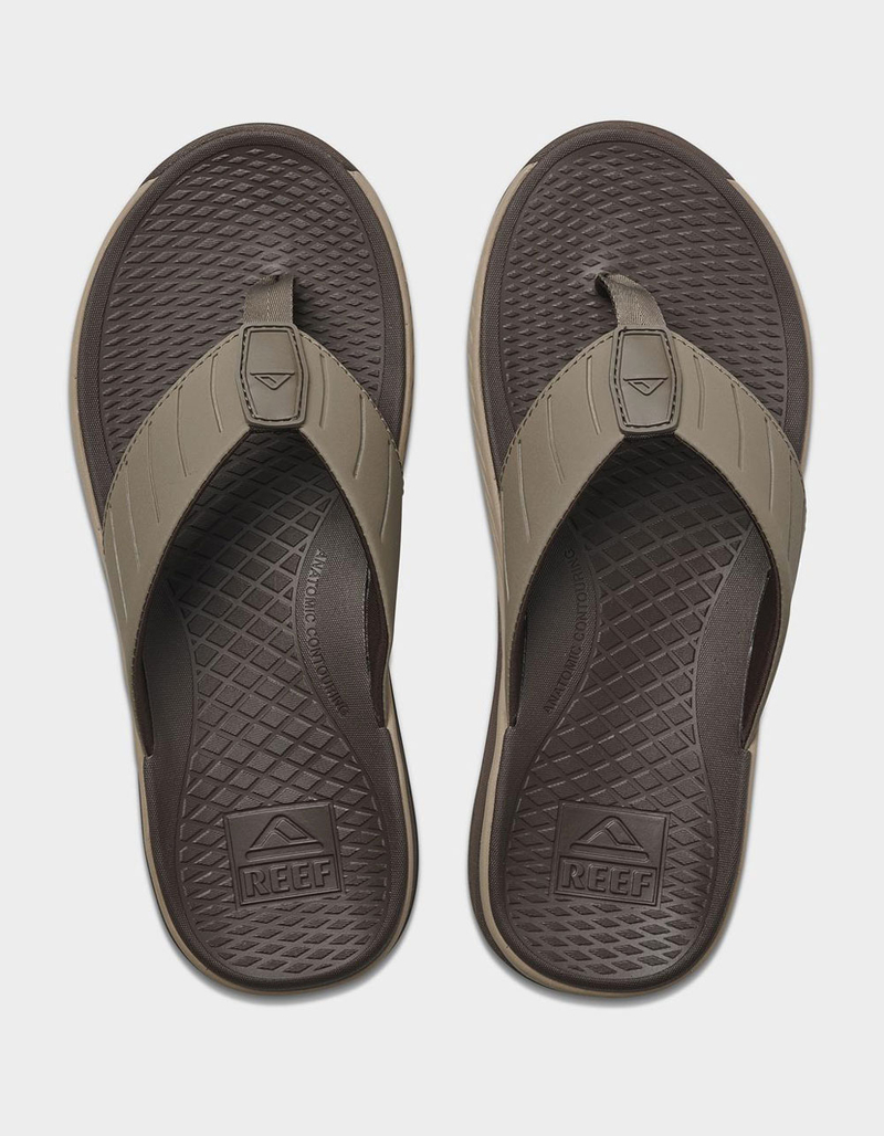 REEF The Deckhand Mens Sandals - BROWN - 12 | Tillys