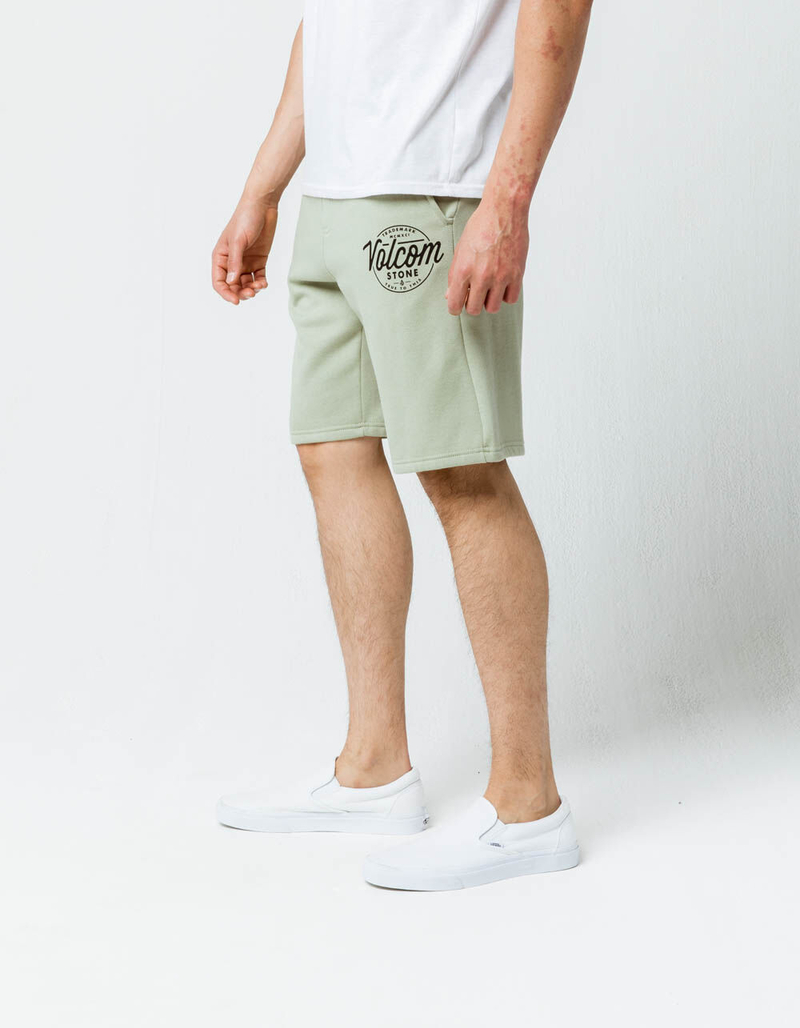 VOLCOM Rainmaker Sage Mens Sweat Shorts - SAGE | Tillys