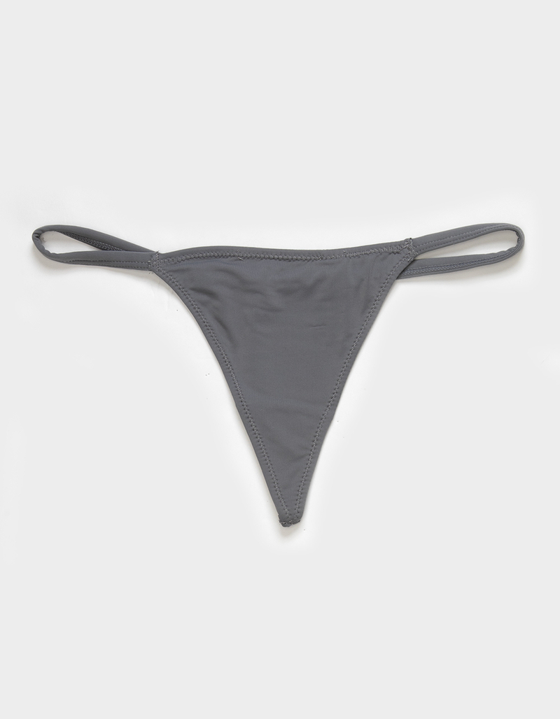 FULL TILT Thin Strap G-String Panties - GRAY - S | Tillys