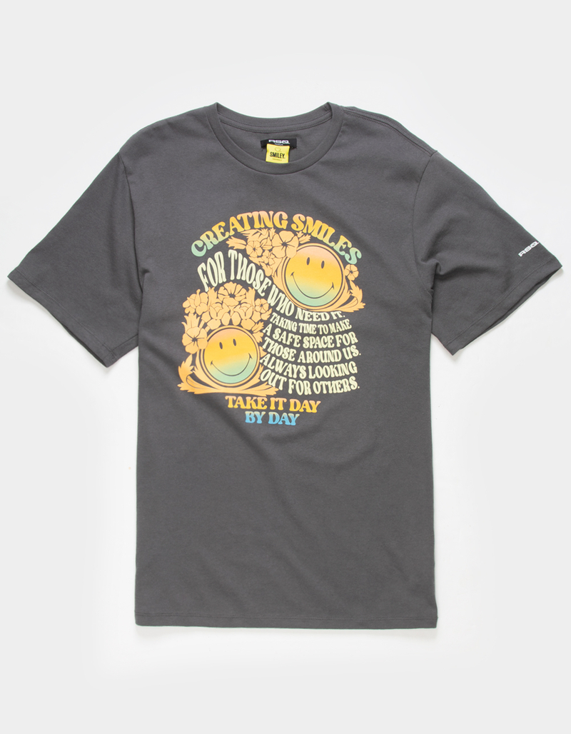 RSQ x Smiley® Creating Smiles Mens Tee - BLACK | Tillys