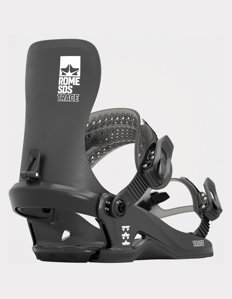 ROME SNOWBOARDS Trace Mens Snowboard Bindings - BLACK - S | Tillys
