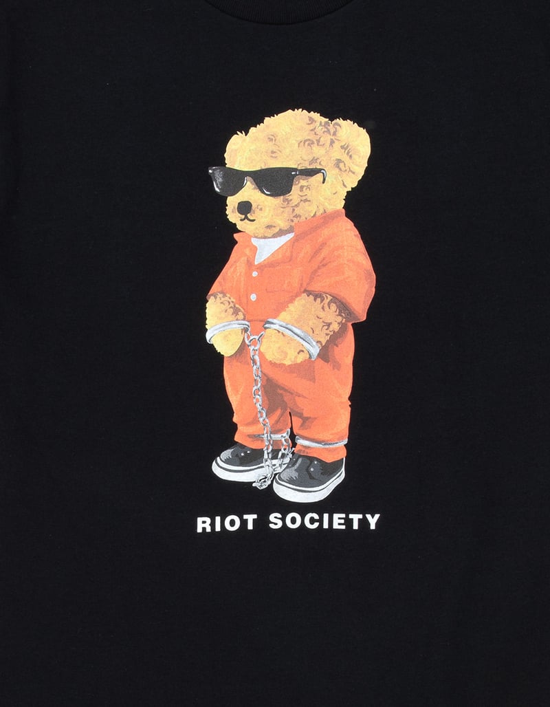 RIOT SOCIETY County Teddy Bear Mens Tee - BLACK - L | Tillys