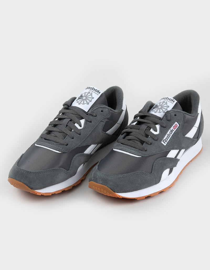 REEBOK Classic Nylon Mens Shoes - GRAY/WHITE | Tillys