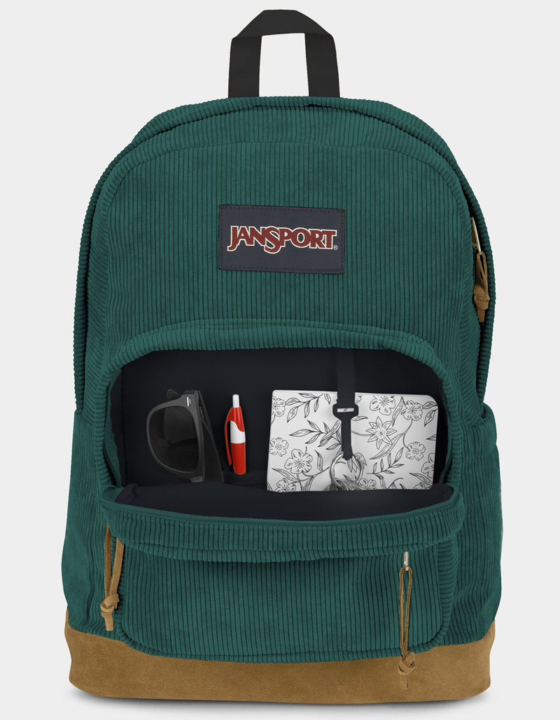 JANSPORT Right Pack Expressions Corduroy Backpack - DEEP JUNIPER ...