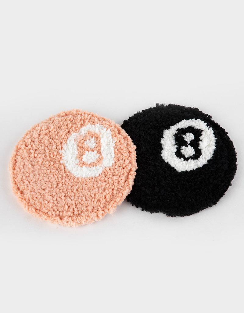 8 Ball Tufted Coasters - Set of 2 - MULTI - ONE SIZE | Tillys