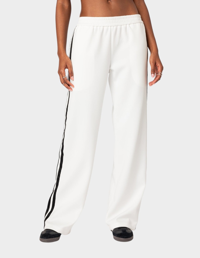 EDIKTED Robyn Track Pants - WHITE | Tillys
