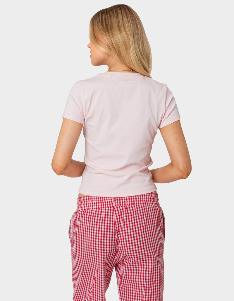 EDIKTED Daylily Tee - LIGHT PINK | Tillys