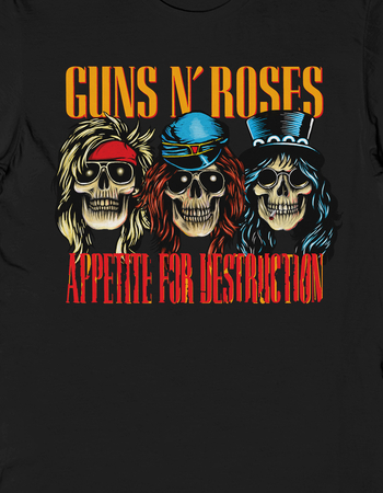 GUNS N' ROSES AFD Skulls Unisex Tee Alternative Image