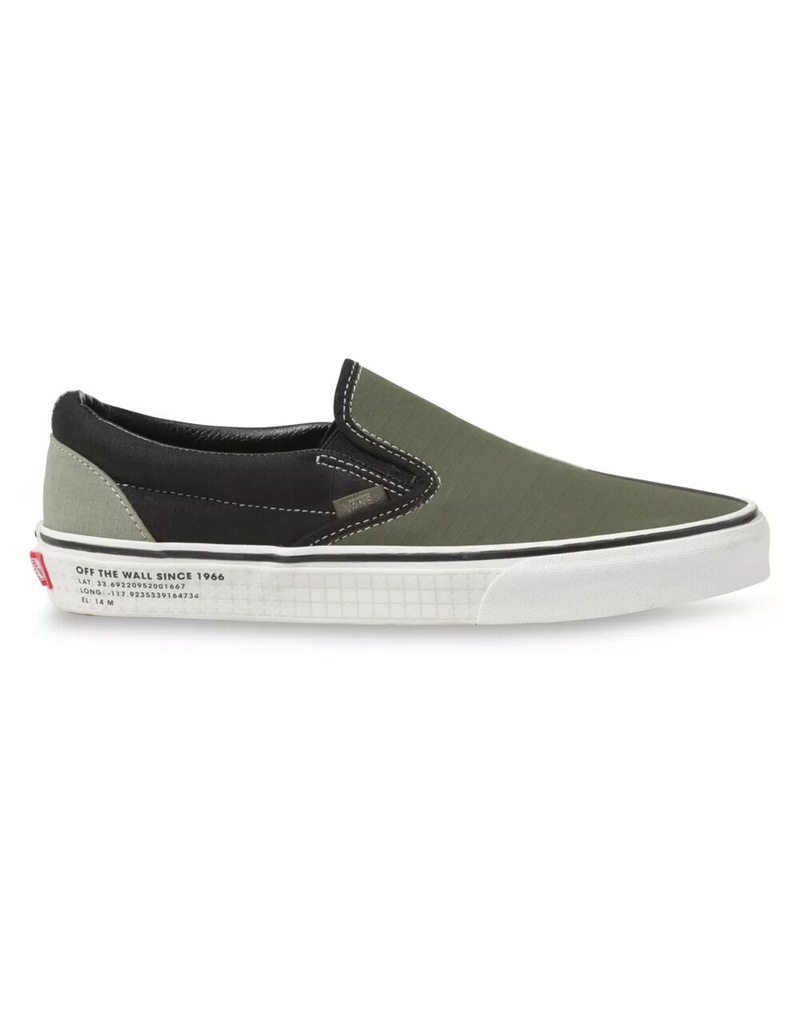 VANS 66 Supply Classic Slip-On Mens Shoes - GREEN | Tillys