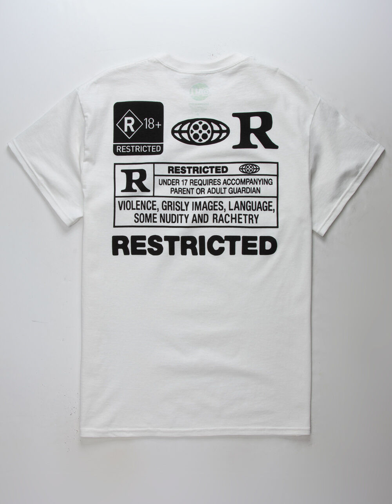 AT ALL Restricted White Mens T-Shirt - WHITE - S | Tillys