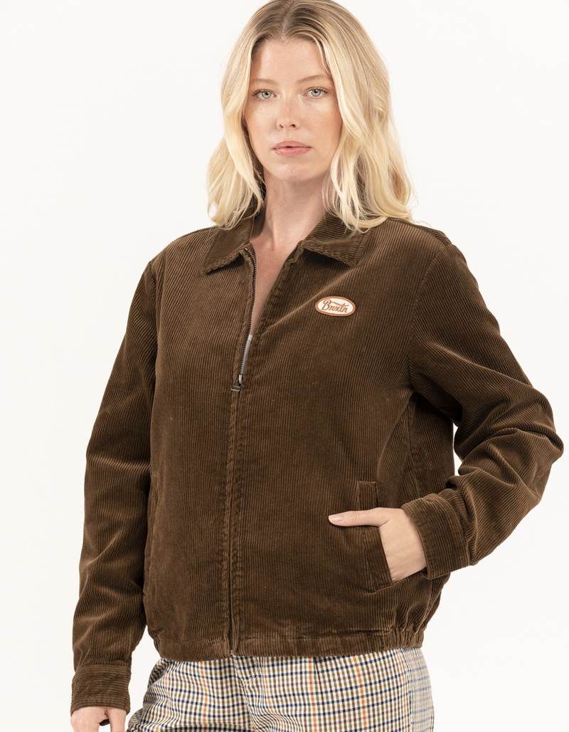 BRIXTON Utopia Womens Corduroy Jacket - DARK BROWN | Tillys