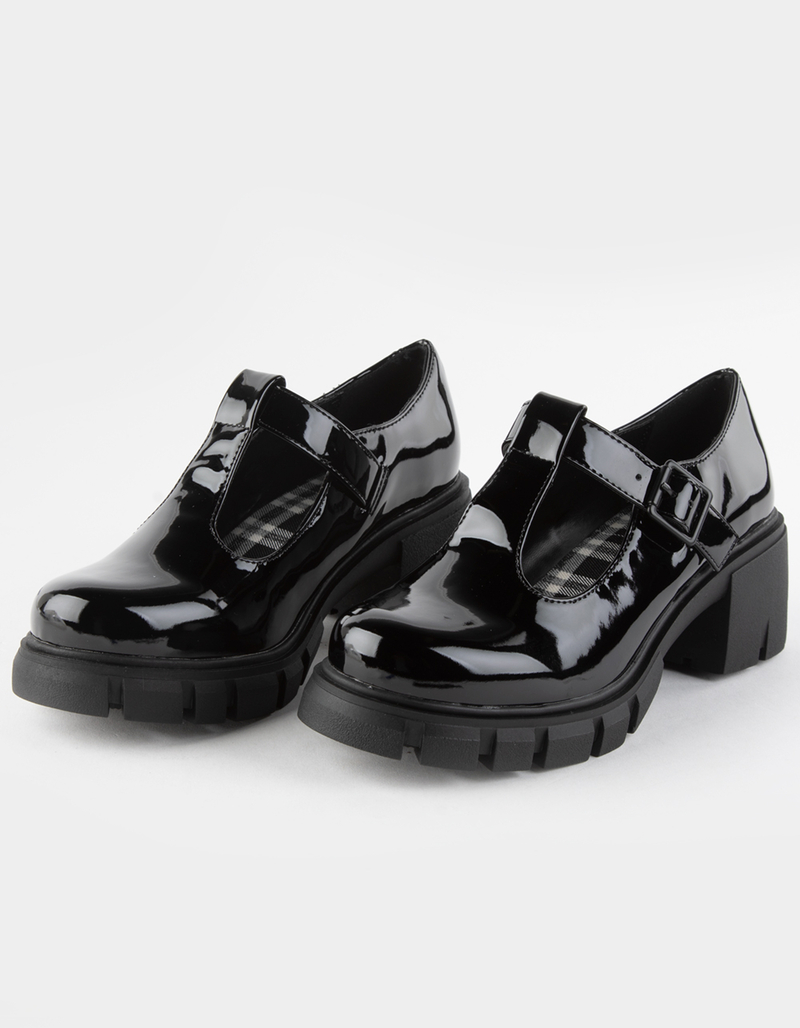 SODA Chunky Mary Jane Womens Shoes - BLK/BLK | Tillys