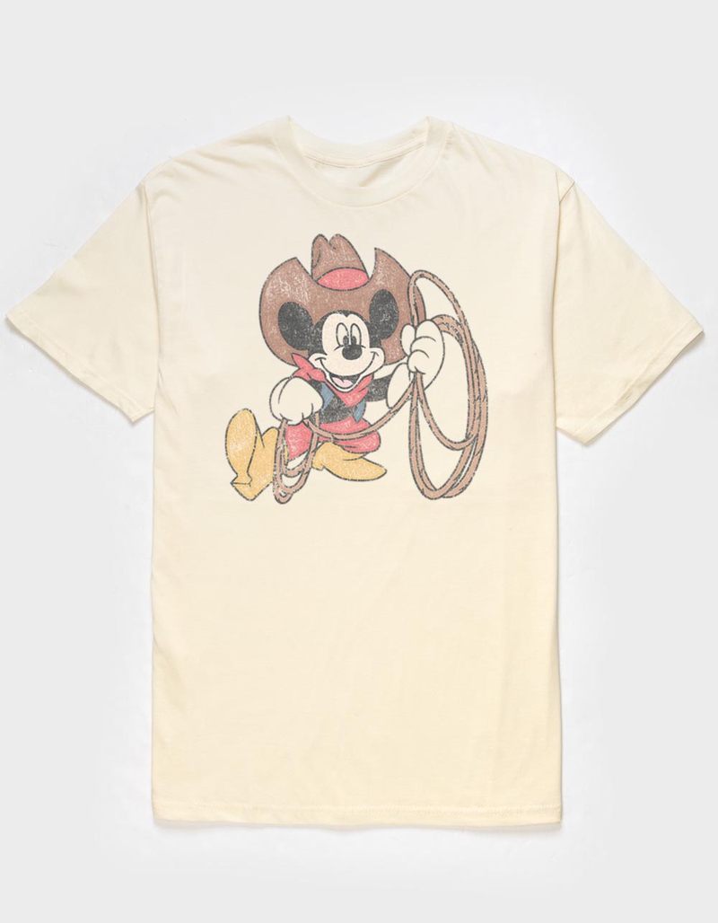 DISNEY Cowboy Mickey Mouse Unisex Tee - NATURAL - L | Tillys