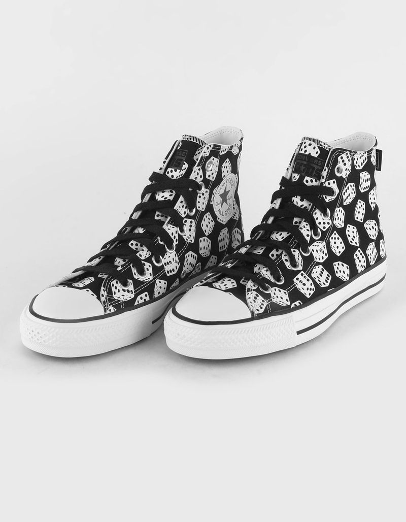CONVERSE Chuck Taylor All Star Pro High Top Mens Shoes - BLK/WHT - 8 ...