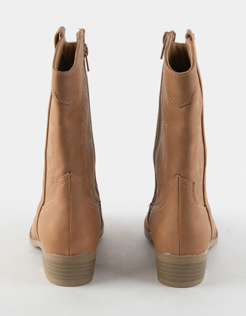 DV By Dolce Vita Lorde Girls Ankle Cowboy Boots - TAN | Tillys