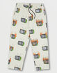VOLCOM Featured Artist Justin Hager Mens Elastic Waist Pants - GRAY - S ...