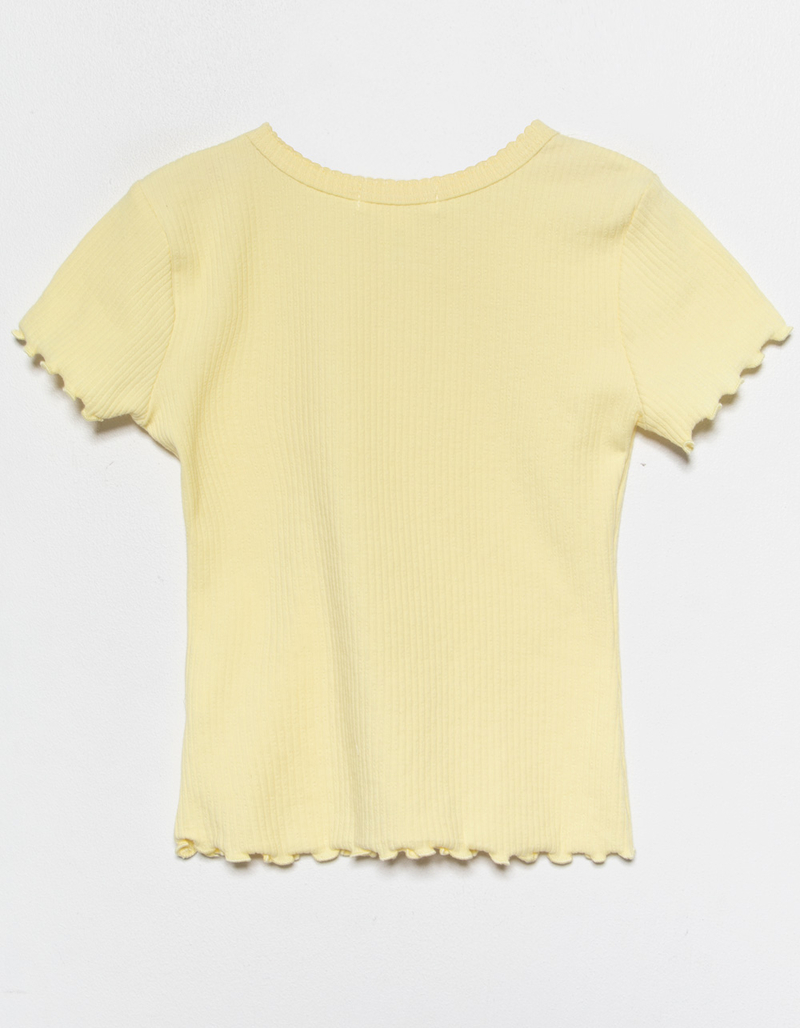 FULL TILT Essentials Girls Baby Tee - YELLOW | Tillys