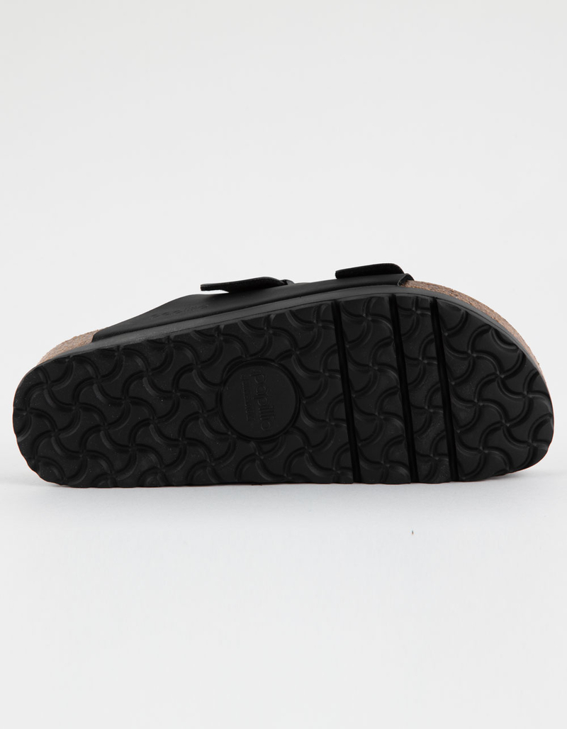 BIRKENSTOCK Papillio Arizona Vegan Flex Womens Platform Sandals - BLACK ...