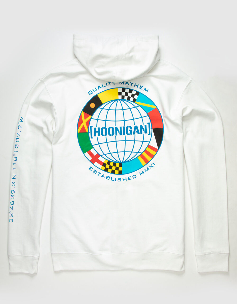 HOONIGAN Marina Mens Zip Hoodie - WHITE - L | Tillys
