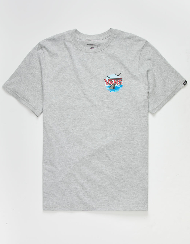 VANS Stay Wavy Boys T-Shirt - HEATHER GRAY - M | Tillys