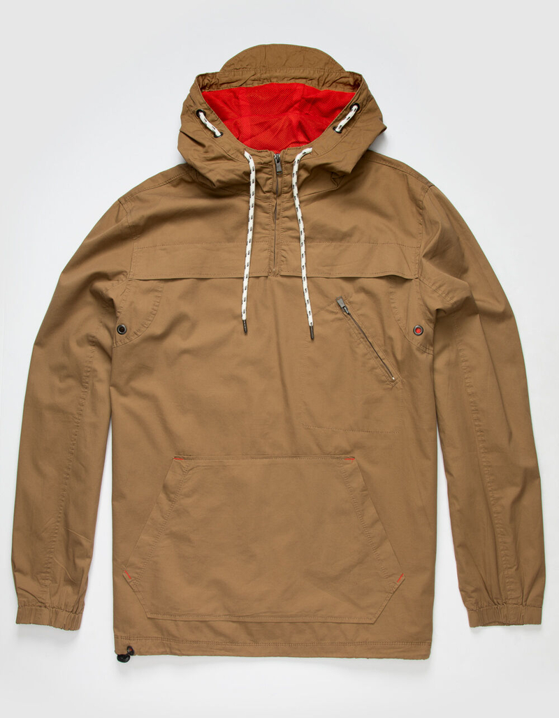 UNIVIBE Dutch Mens Anorak Jacket - KHAKI | Tillys