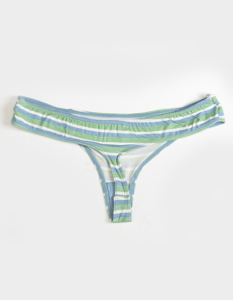 Sky And Sparrow Side Cinch Thong Blue Combo Tillys