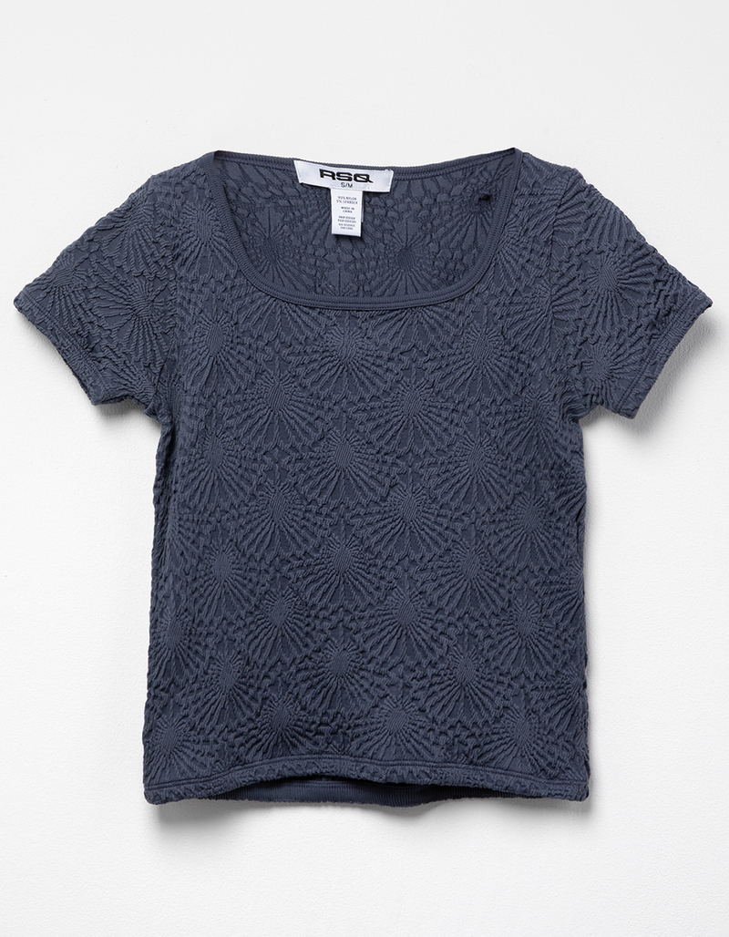 RSQ Girls Seamless Floral Square Neck Top - DUSK - M/L | Tillys