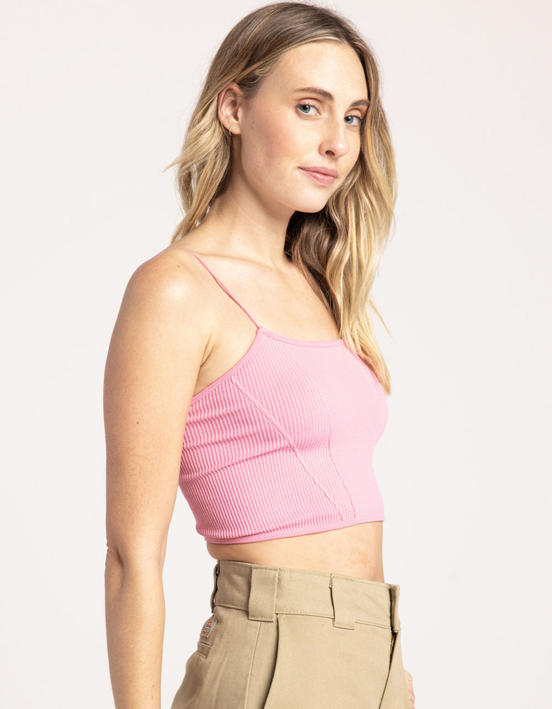 Sky And Sparrow Seamless Corset Bralette Pink Tillys