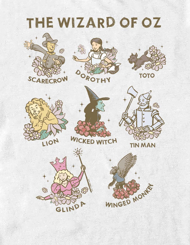 WIZARD OF OZ Character Illustrations Unisex Tee - WHITE | Tillys