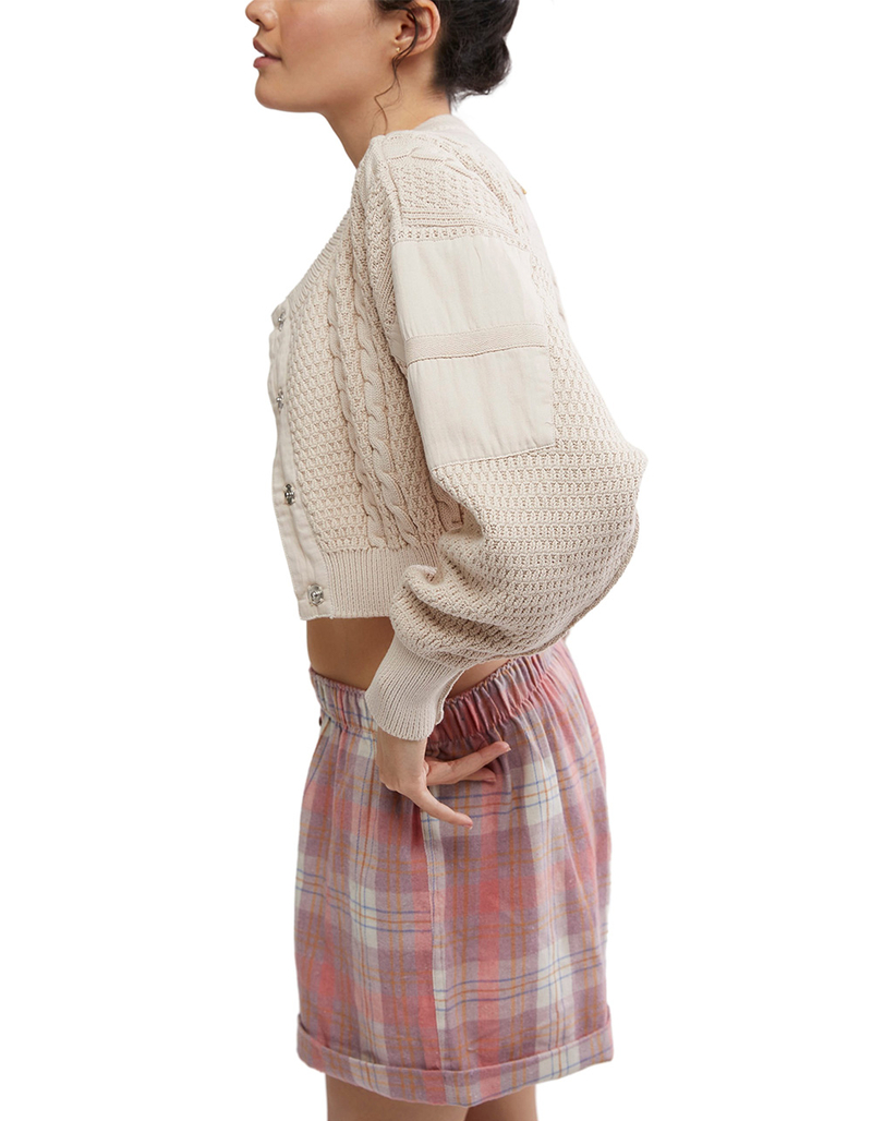 FREE PEOPLE Sunday Morning Womens Boxer Shorts - PINK COMBO | Tillys