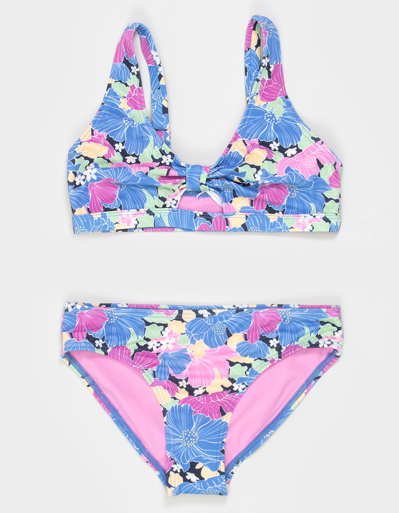 ROXY Knot Girls Bralette Bikini Set - MULTI | Tillys