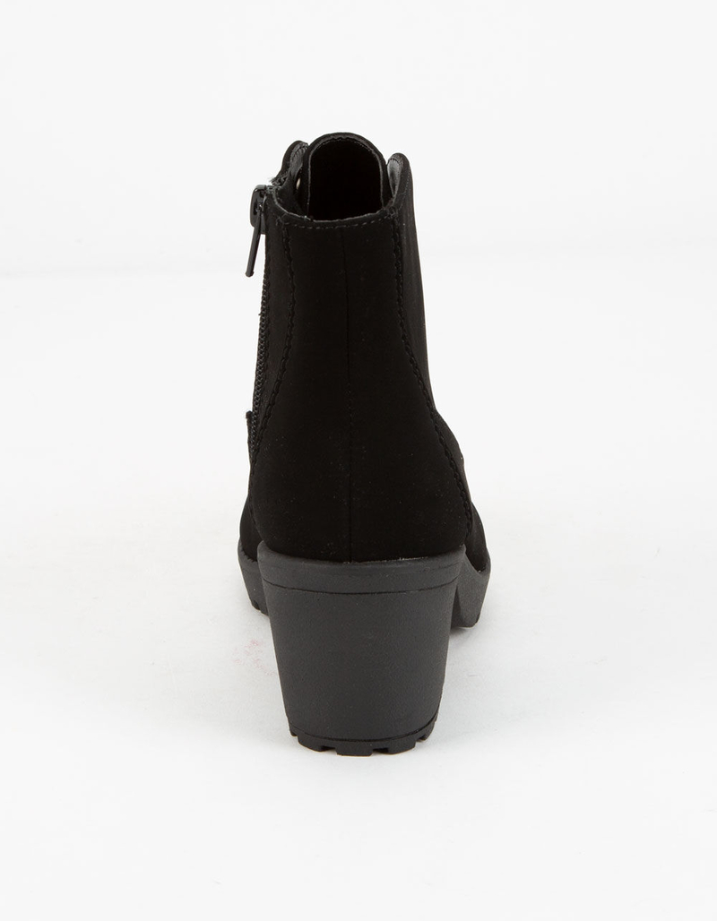 Soda Lace Up Black Girls Boot Black Tillys