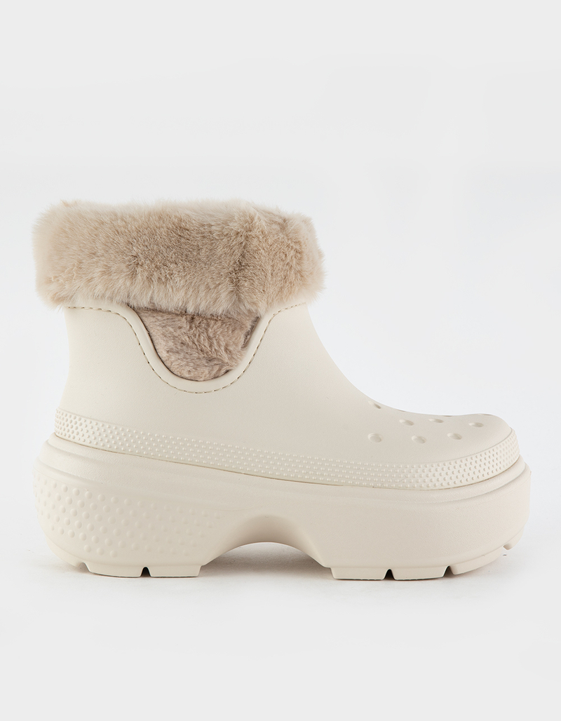 CROCS Stomp Lined Womens Boots - WHITE | Tillys