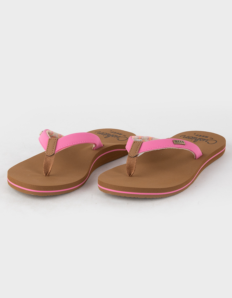 REEF Cushion Sands Womens Thong Sandals - PINK - 7 | Tillys